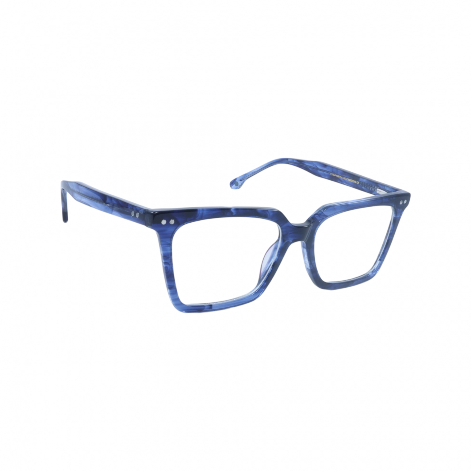 Buy Blue Square Eyeglasses for Men - Rosvin Bugs Cameron